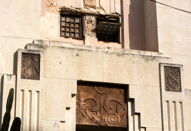 Detalhe do edifício Lopez Serrano, construído em 1932, em Vedado JOSE ...